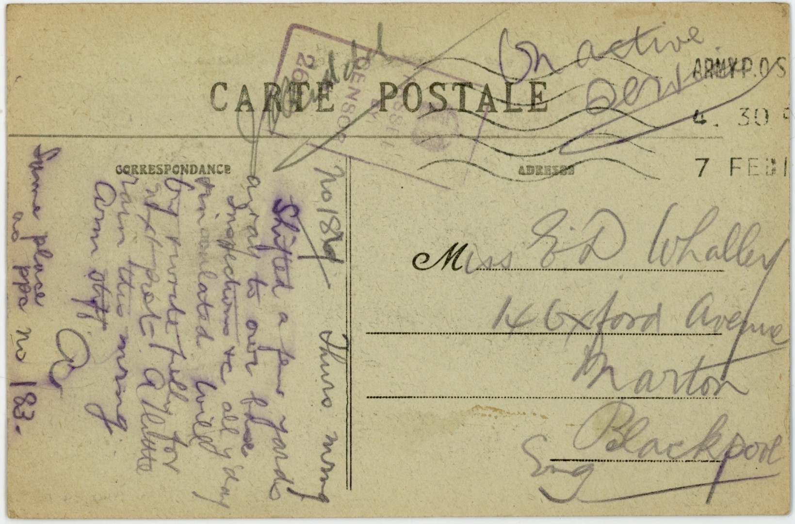 British Field Post - World War I | The Stamp Forum (TSF)